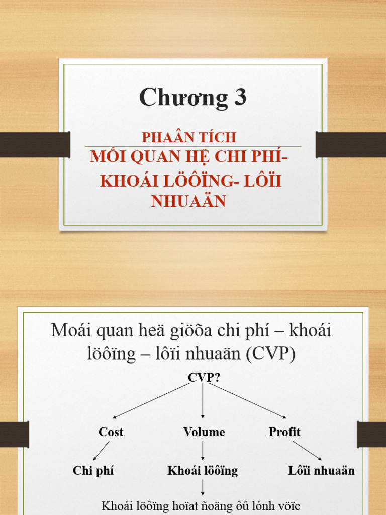 Chuong 3 - Phan Tich C-V-P. | PDF