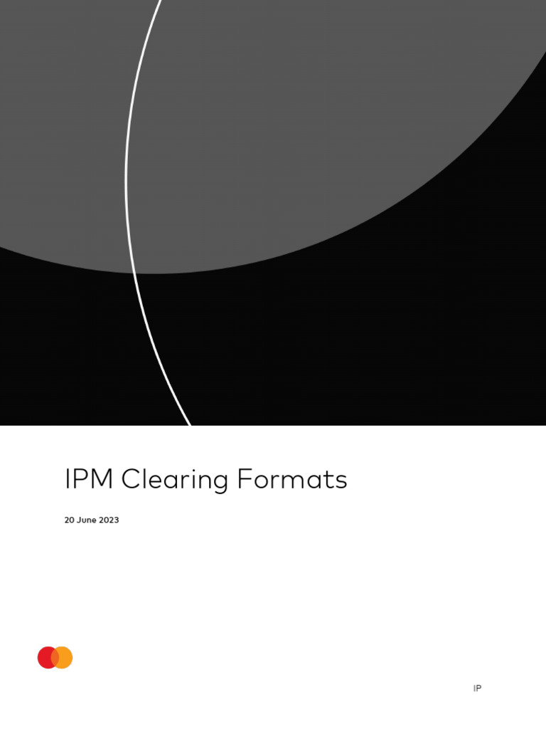 Ipm Clearing Formats | PDF | Master Card | Invoice