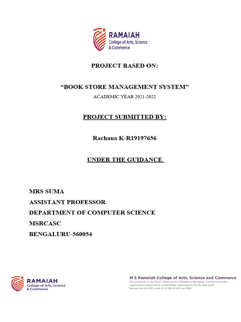 Book Store Management | PDF | My Sql | Software Testing