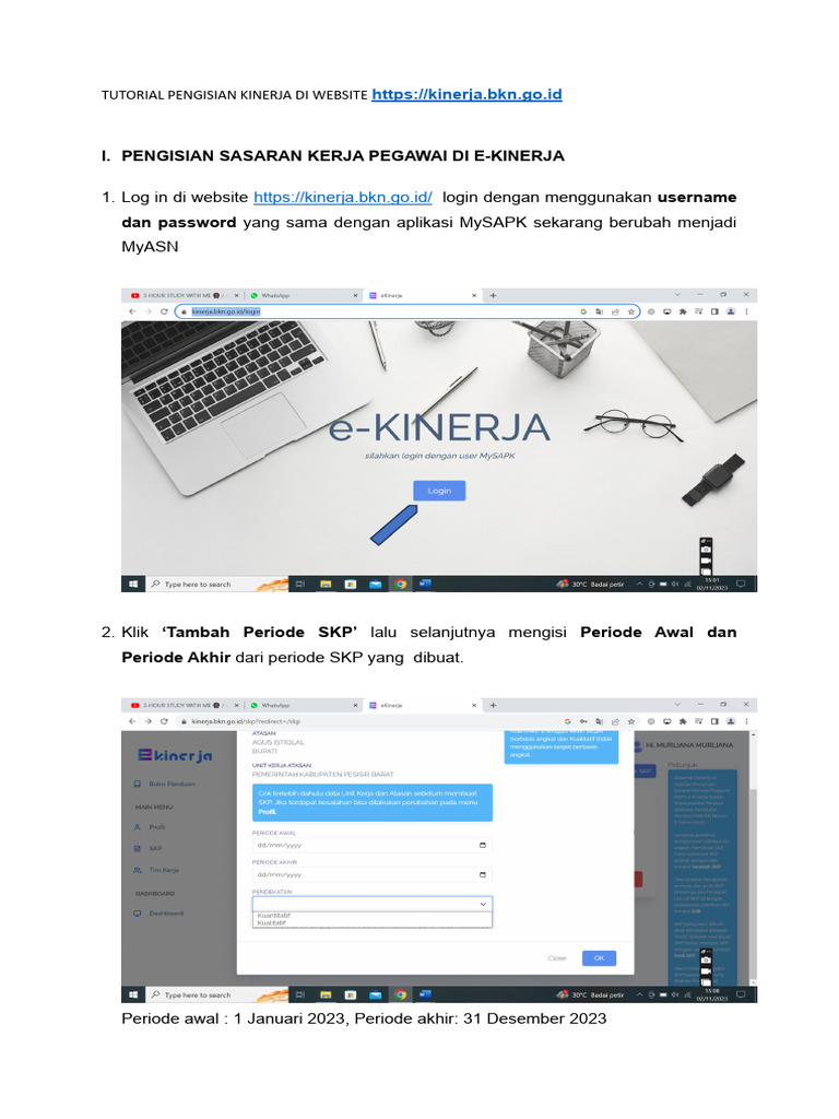 TUTORIALEKINERJA | PDF | Karier & Perkembangan | Pengelolaan Keuangan & Uang