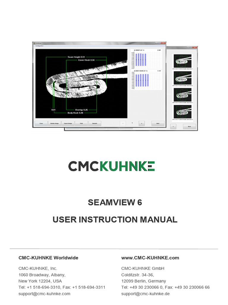 Cmc-Kuhnke Seamview Users Manual | PDF | Calibration | Command Line Interface