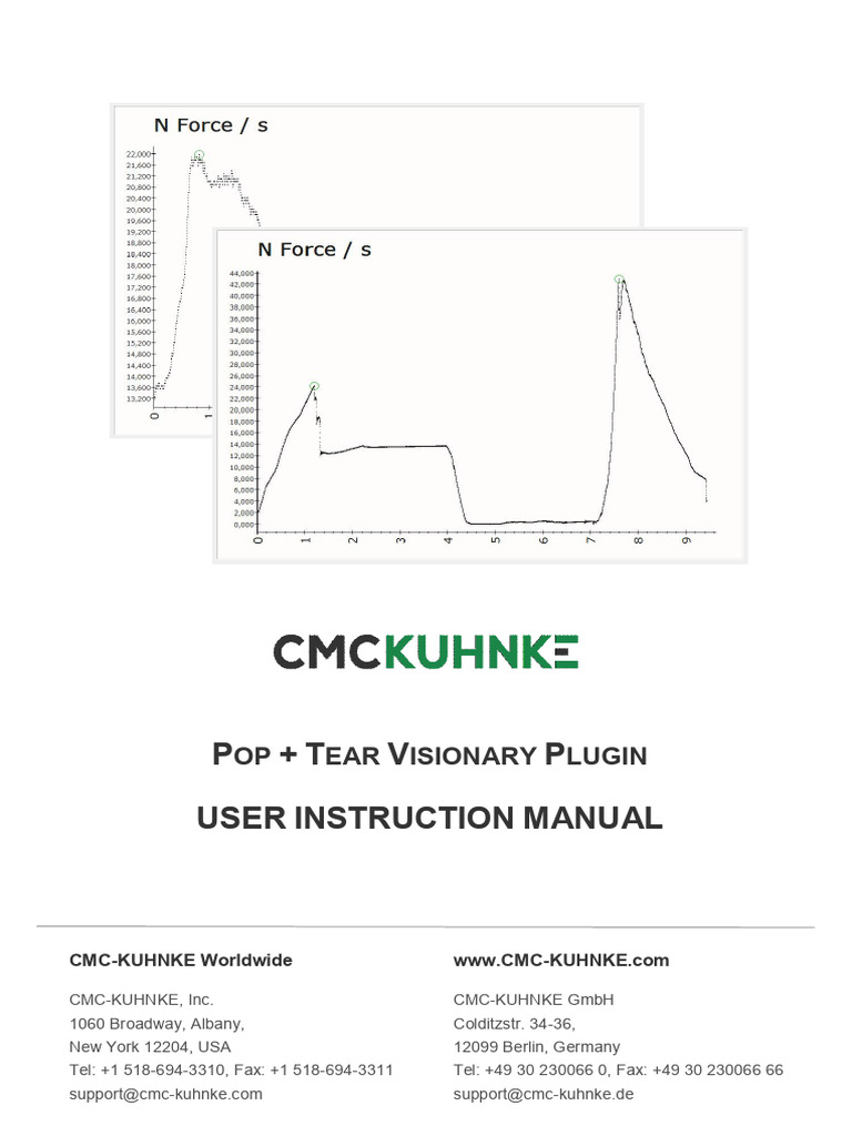 CMC-KUHNKE Pop and Tear Visionary Plugin Users Manual | PDF | Personal ...