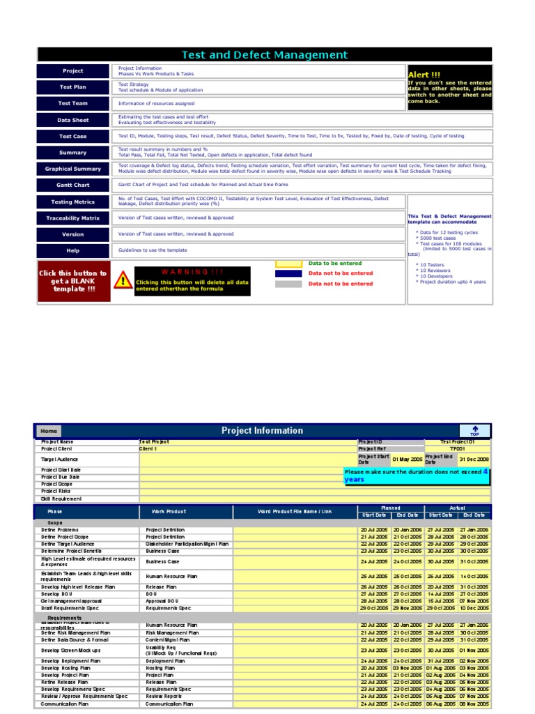 Test and Defect Management | PDF | Software Testing | Databases