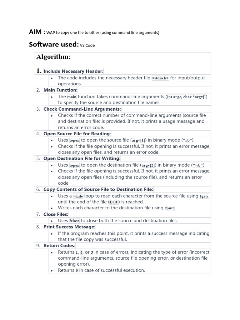 Copy File | PDF | Computer Program | Programming