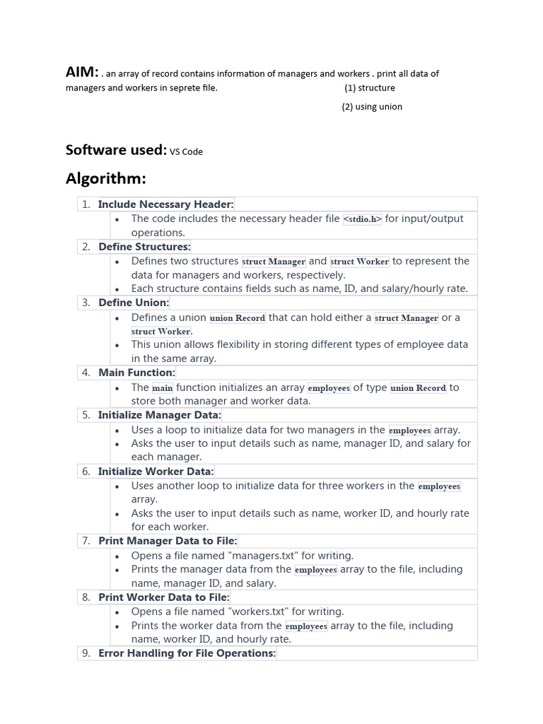 UNION | PDF | Computer Program | Programming