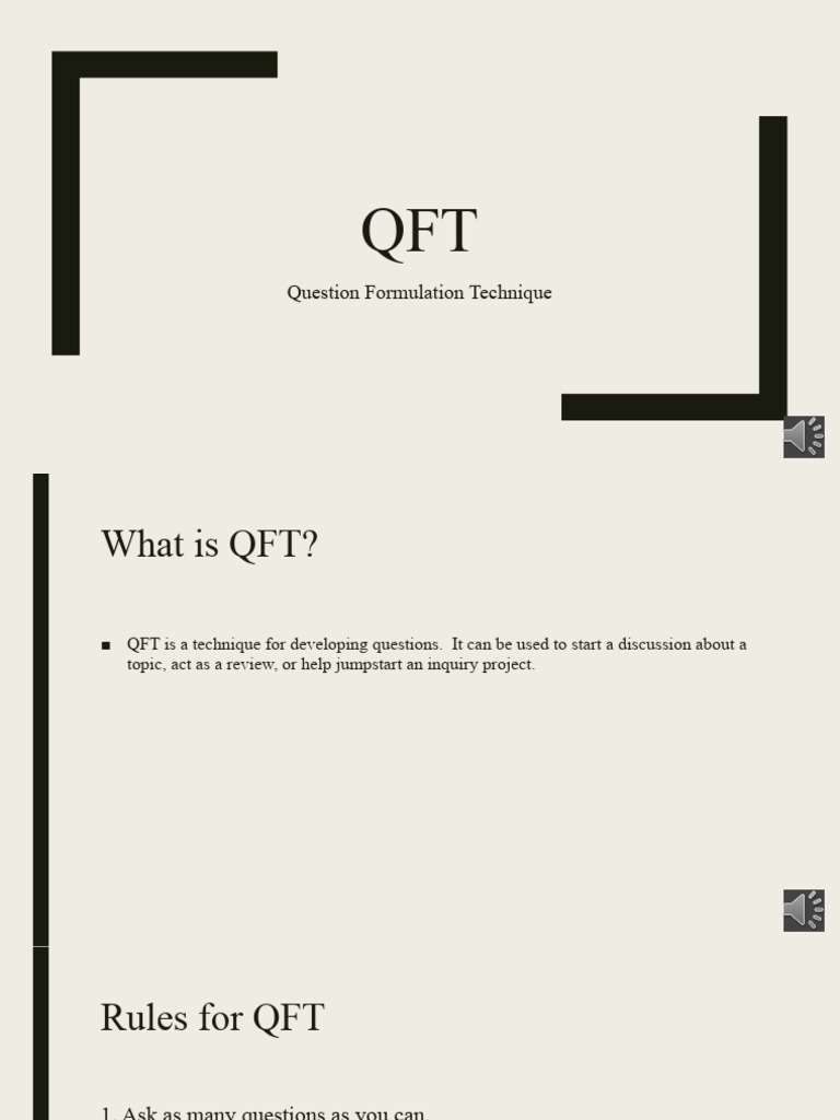 QFT-–-Question-formulation-technique | PDF | Question | Cognitive Science