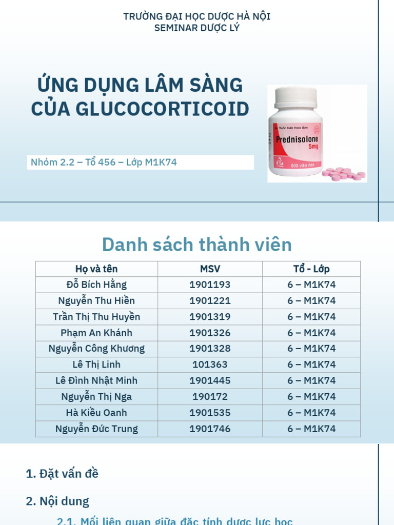 Seminar DL Glucocorticoid | PDF