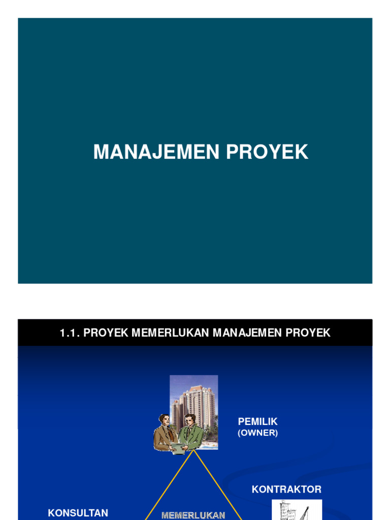Manajemen Proyek: Panduan dan Strategi | PDF