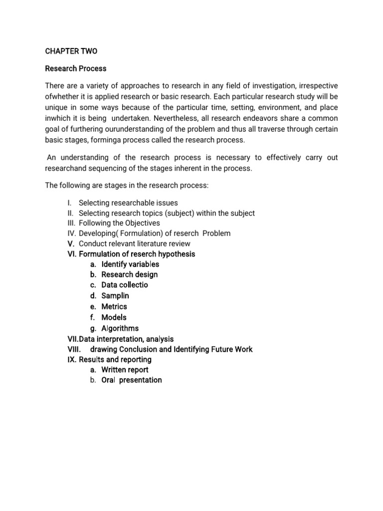 Chapter Two | PDF | Survey Methodology | Sampling (Statistics)