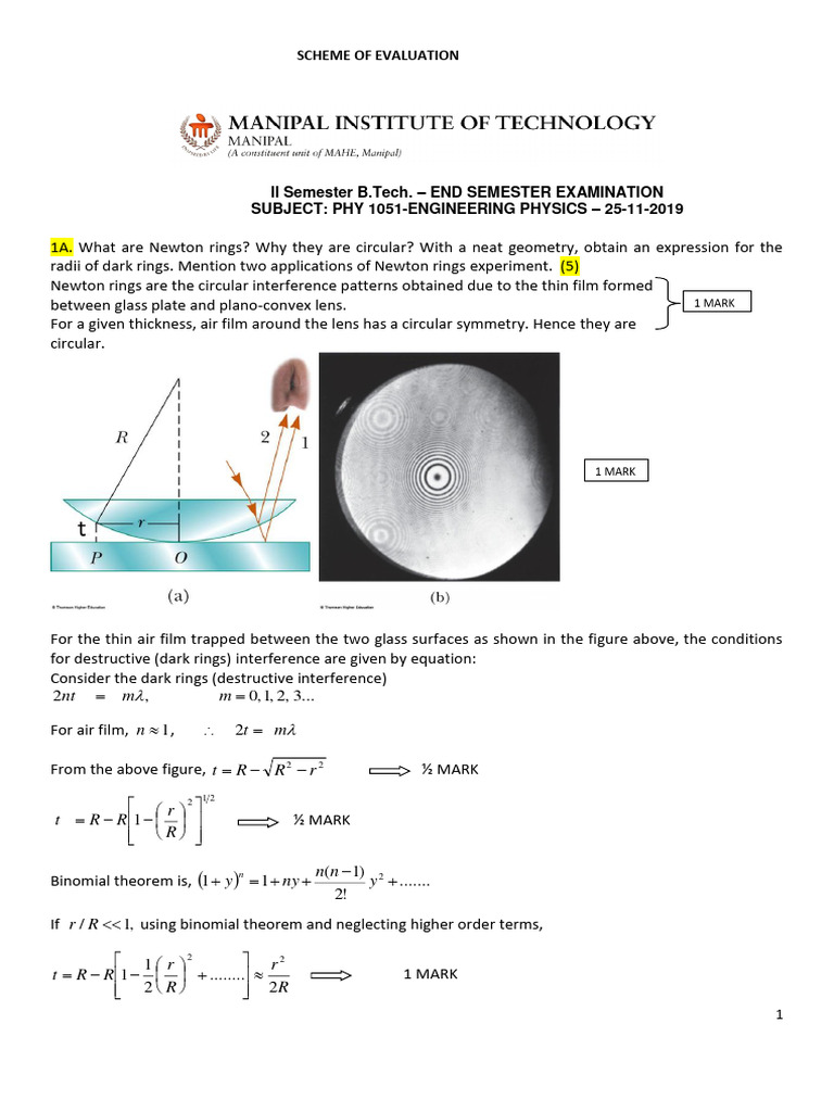 Engineering Physics (PHY 1051) | PDF | Physics | Mechanics