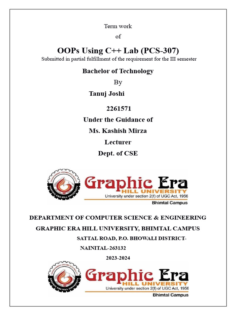 Tanuj OOPs | PDF | Computer Programming | Software Engineering