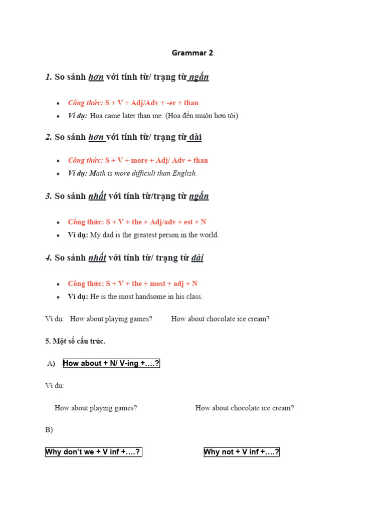 Grammar 2 | PDF