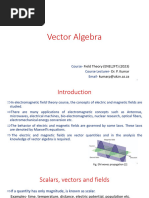 Class 12 Vector Algebra Formulas | PDF