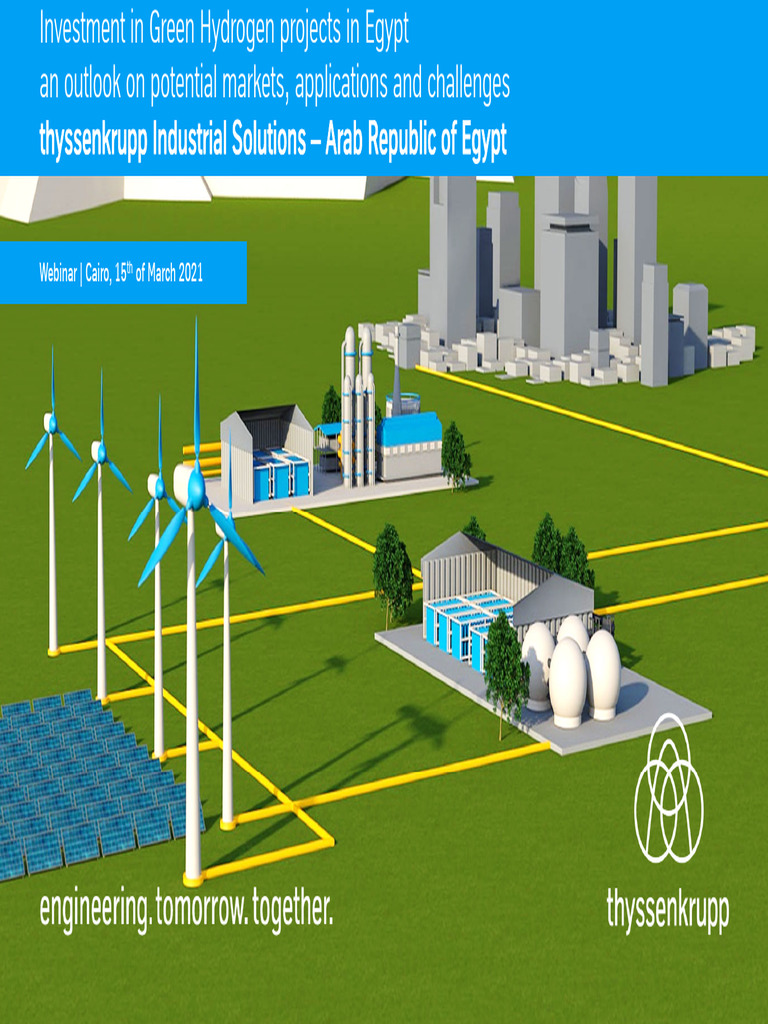 Thyssenkrupp Industrial Solutions - Webinar Green Hydrogen in Egypt ...