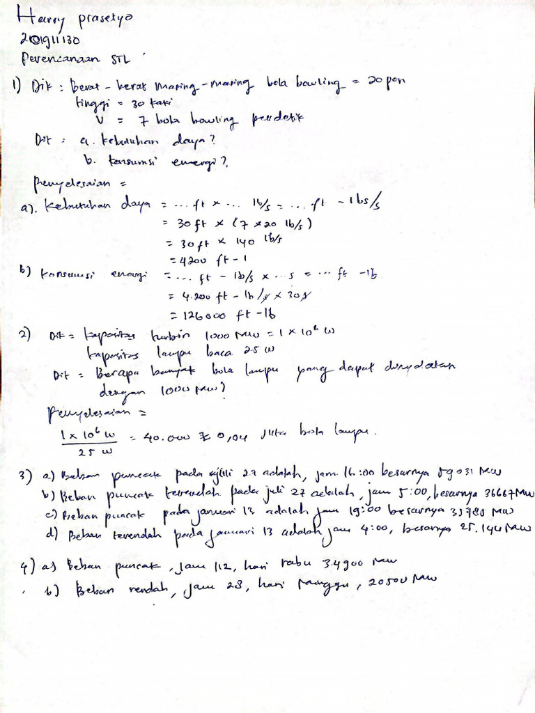 Tugas 1 PSTL Harry Prasetyo 201911130 Ke | PDF