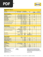 90 Shore A Polyurethane Data Sheet | PDF | Hardness | Polyurethane