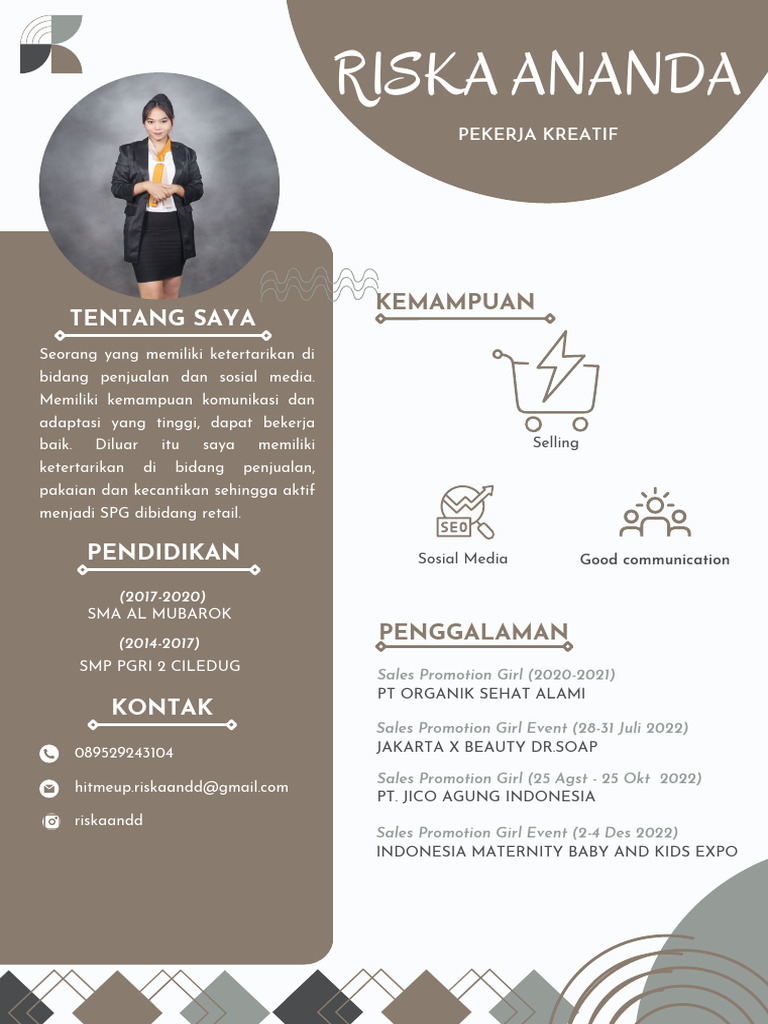 Berkas Lamaran - Riska Ananda PDF | PDF