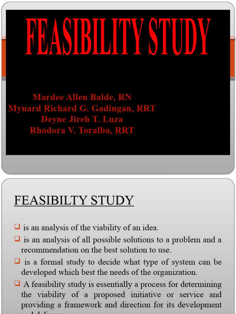 Understanding Feasibility Studies | PDF | Feasibility Study | Business