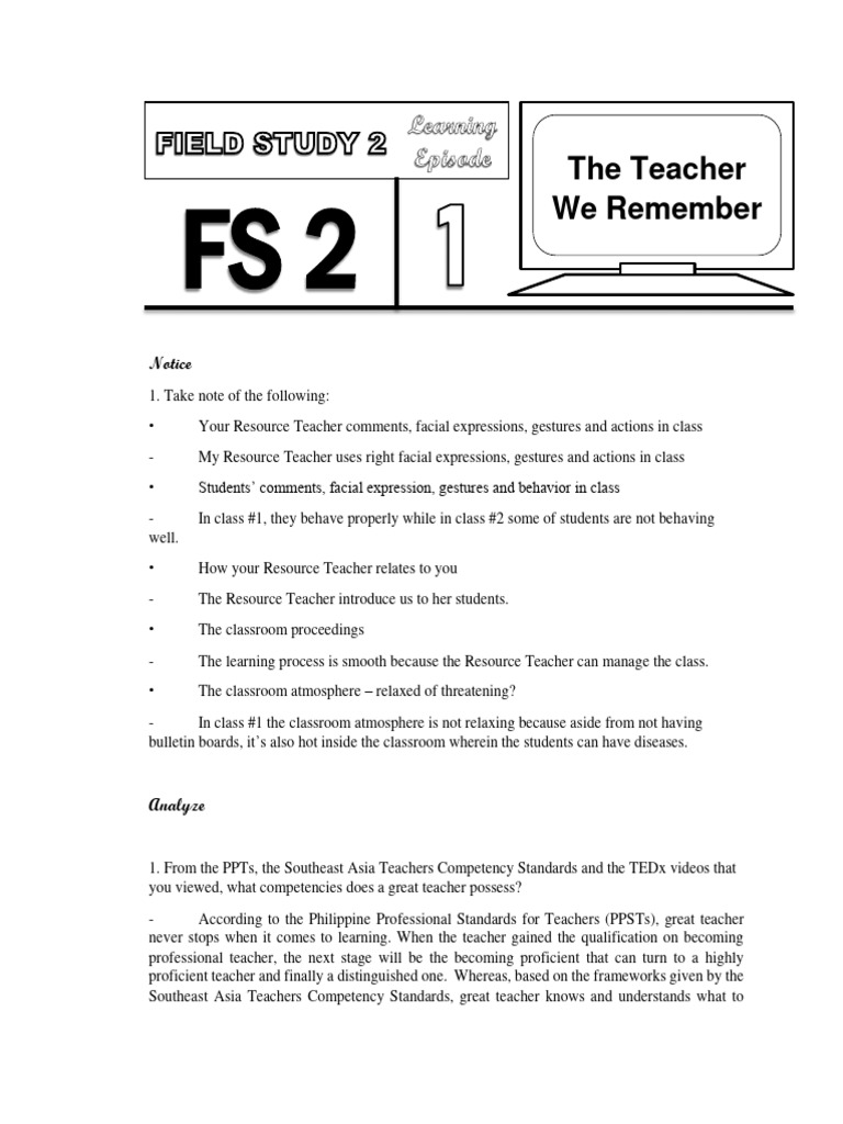 FS2 Complete Learning Episodes | PDF | Reading Comprehension | Learning
