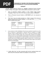 Gratuity Declaration Form | PDF