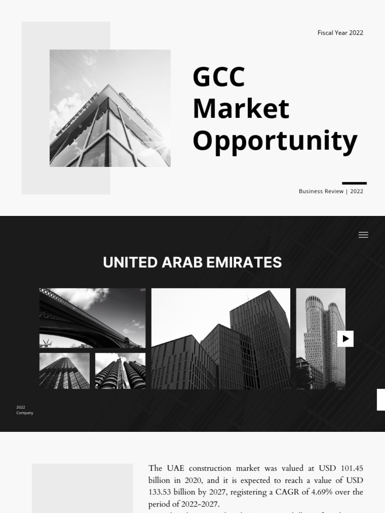 GCC Market Opportunities | PDF | United Arab Emirates | Gulf ...