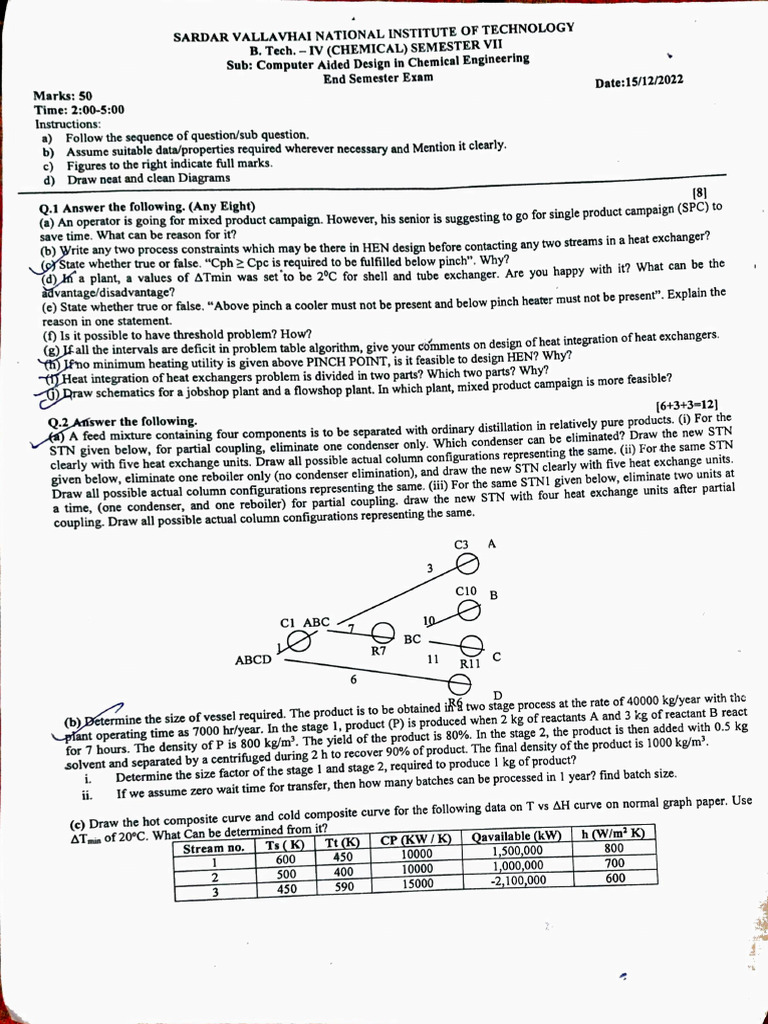 Final Year Papers 7&8 Sem | PDF