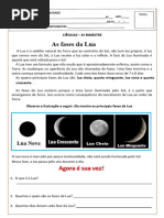 Plano de Aula 4 º Ano - Lua | PDF | Lua | Astronomia