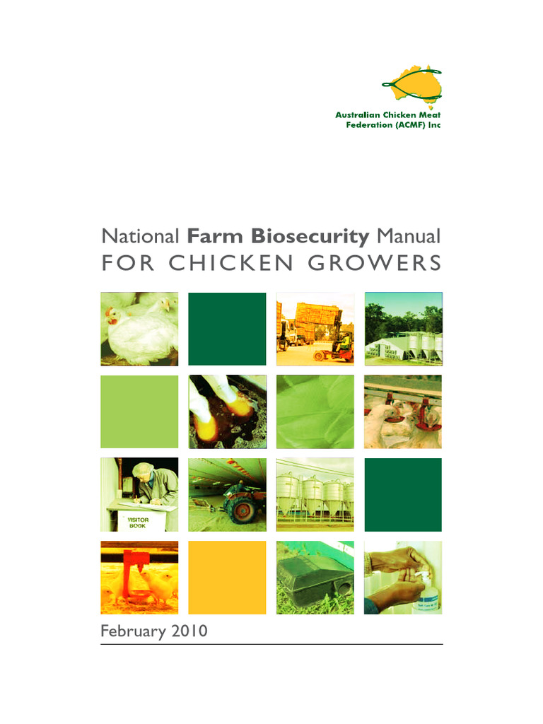 National Farm Biosecurity Manual For Chicken Growers | PDF | Poultry ...