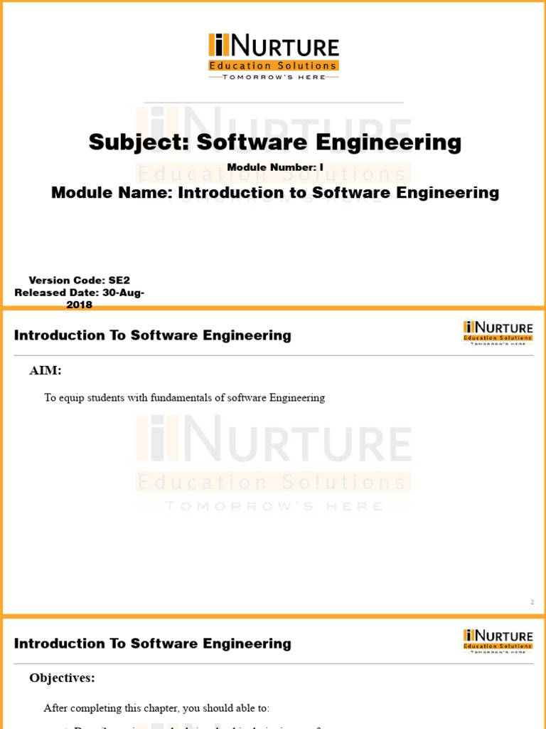Introduction To Software Engineering | PDF | Software Development ...