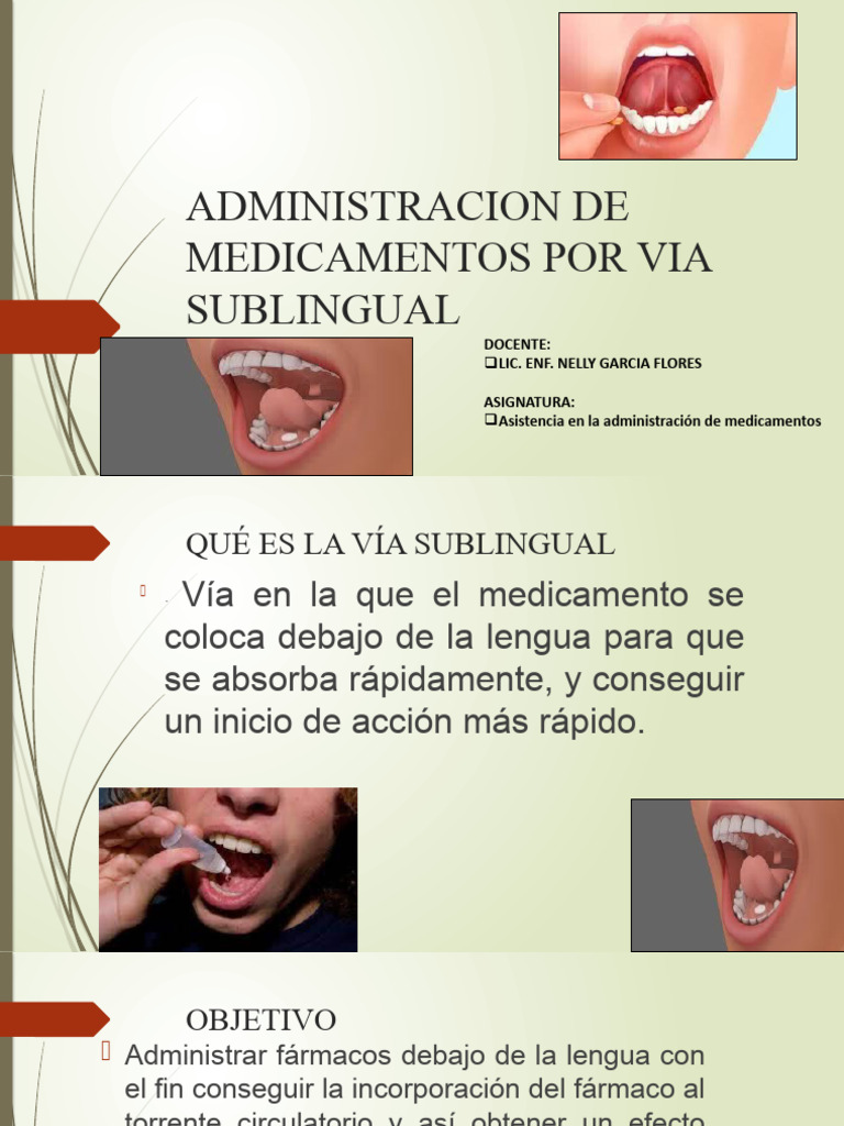 SEM 13 Adm. via Sublimgual | PDF | Medicamentos con receta | Cuidado de ...
