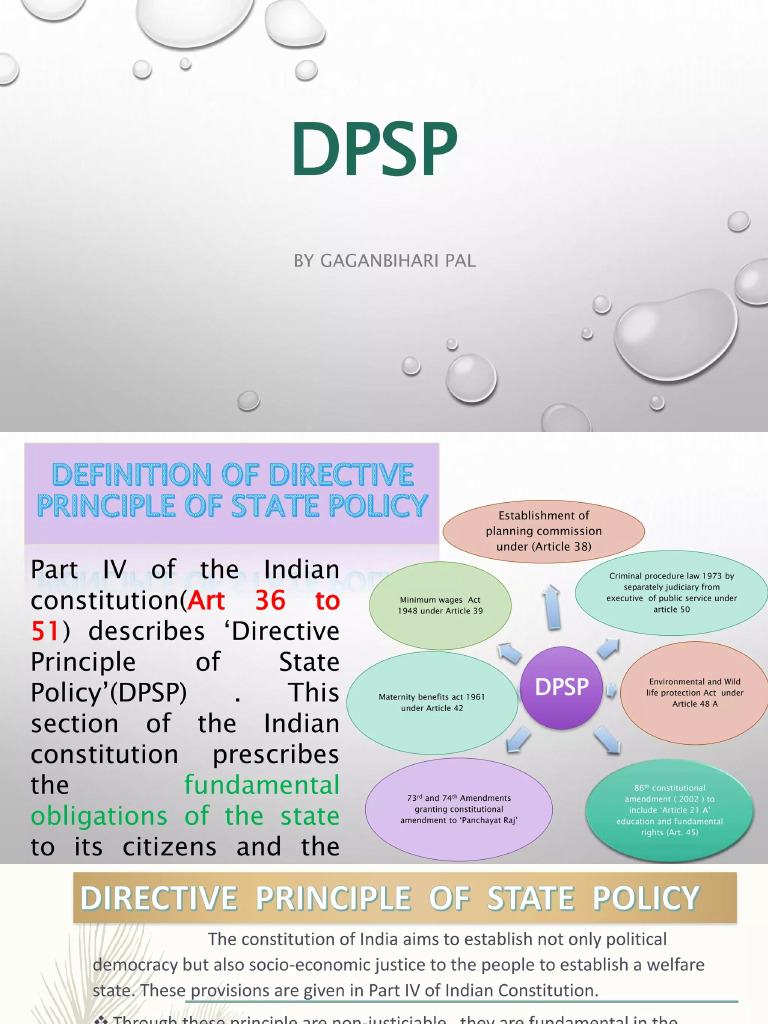 Session 8 & 9 DPSP | PDF