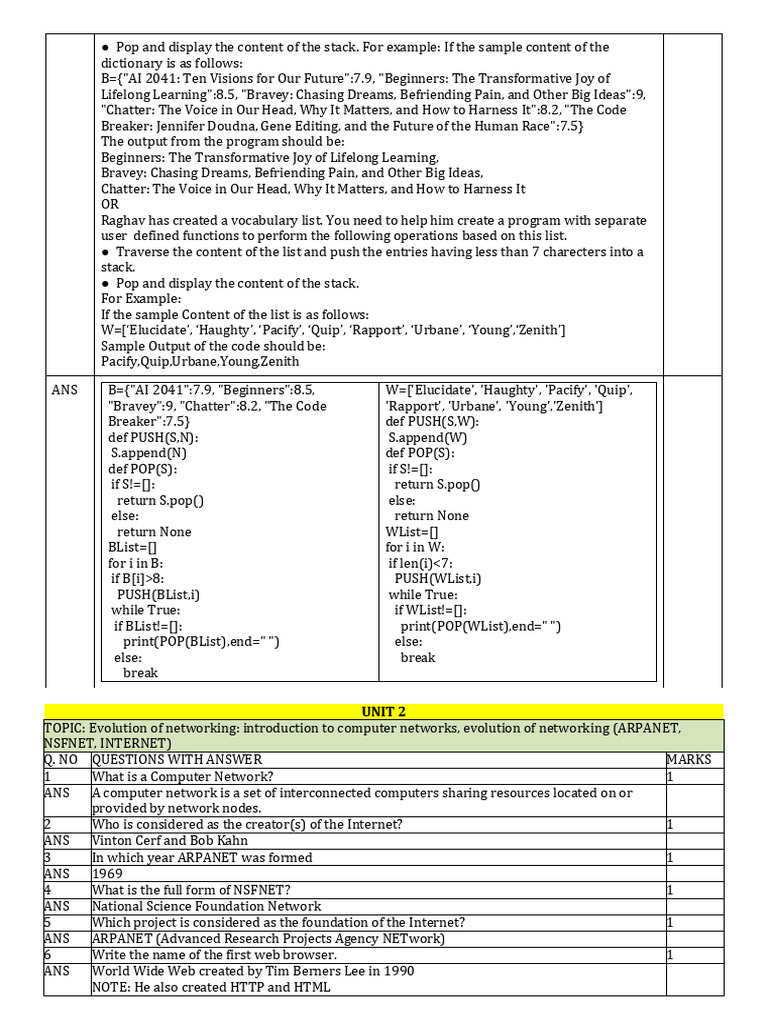 Networking Question With Ans | PDF | Computer Network | Transmission Medium