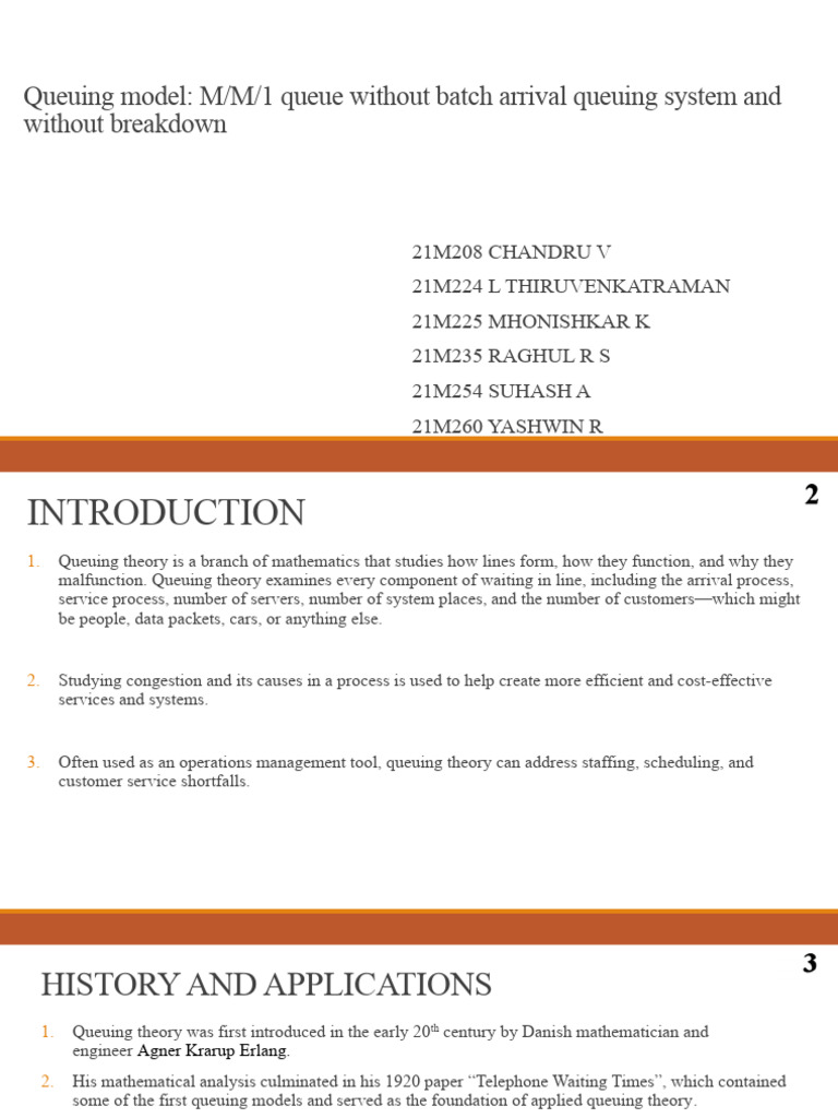 Queuing Model Presesntation 2 | PDF | Systems Science | Computing