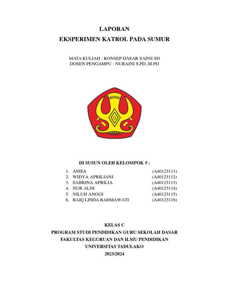 Laporan Eksperimen K5 KDS | PDF