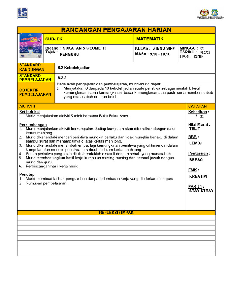 M35 Isnin 4 Dis 2023 | PDF