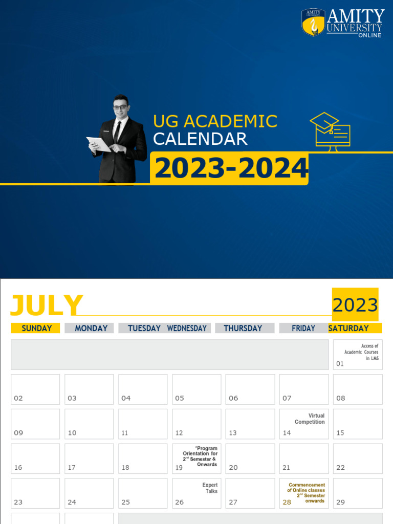 Oct-Feb 24 Academic Calendar-UG (1) - 1 | PDF | Academic Term ...