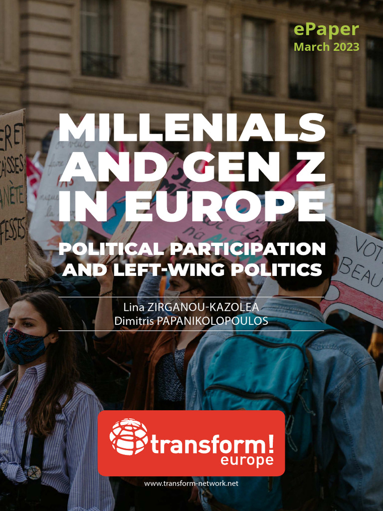 Millennials and Gen Z in Europe Politica | PDF | European Union | Democracy