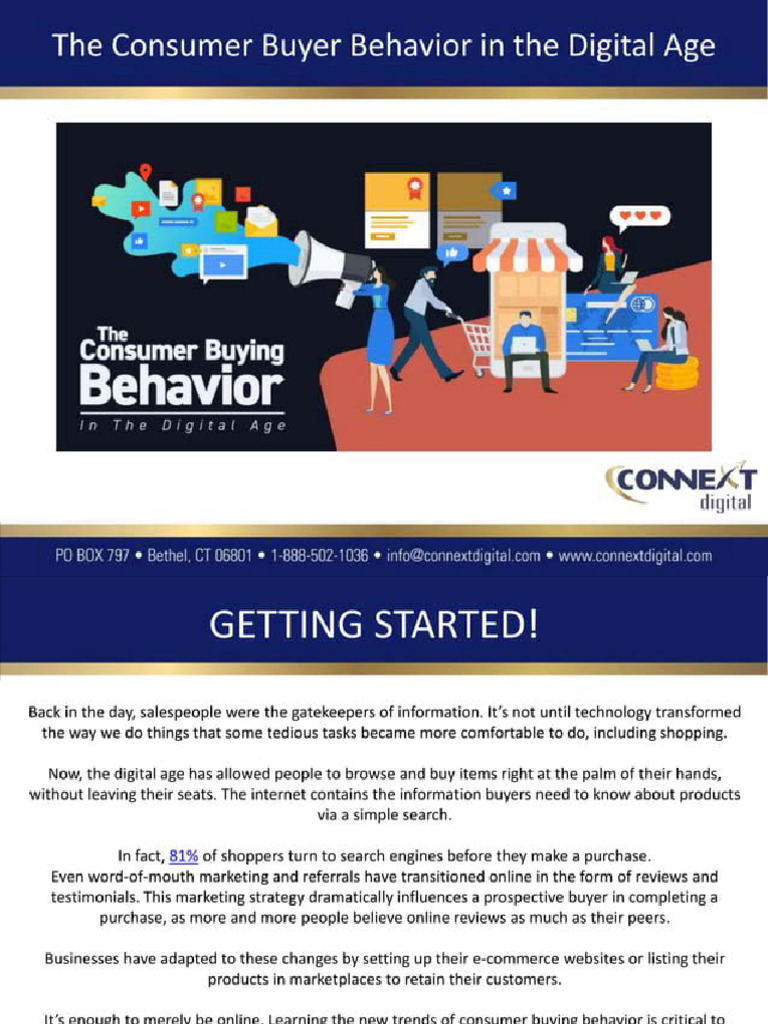 The Consumer Buying Behavior in The Digital Age | PDF | Consumer ...
