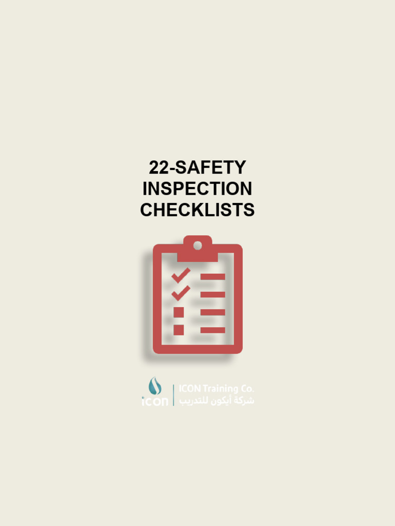 HSE Inspection - Checklist | PDF | Stairs | Electrical Connector