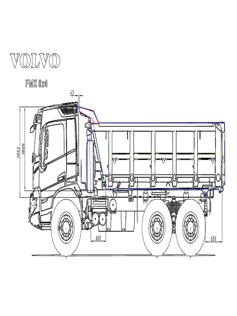 Montaje Tolva 15m3 Volvo Model | PDF