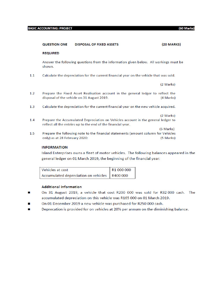 HC Basic Accounting Project | PDF