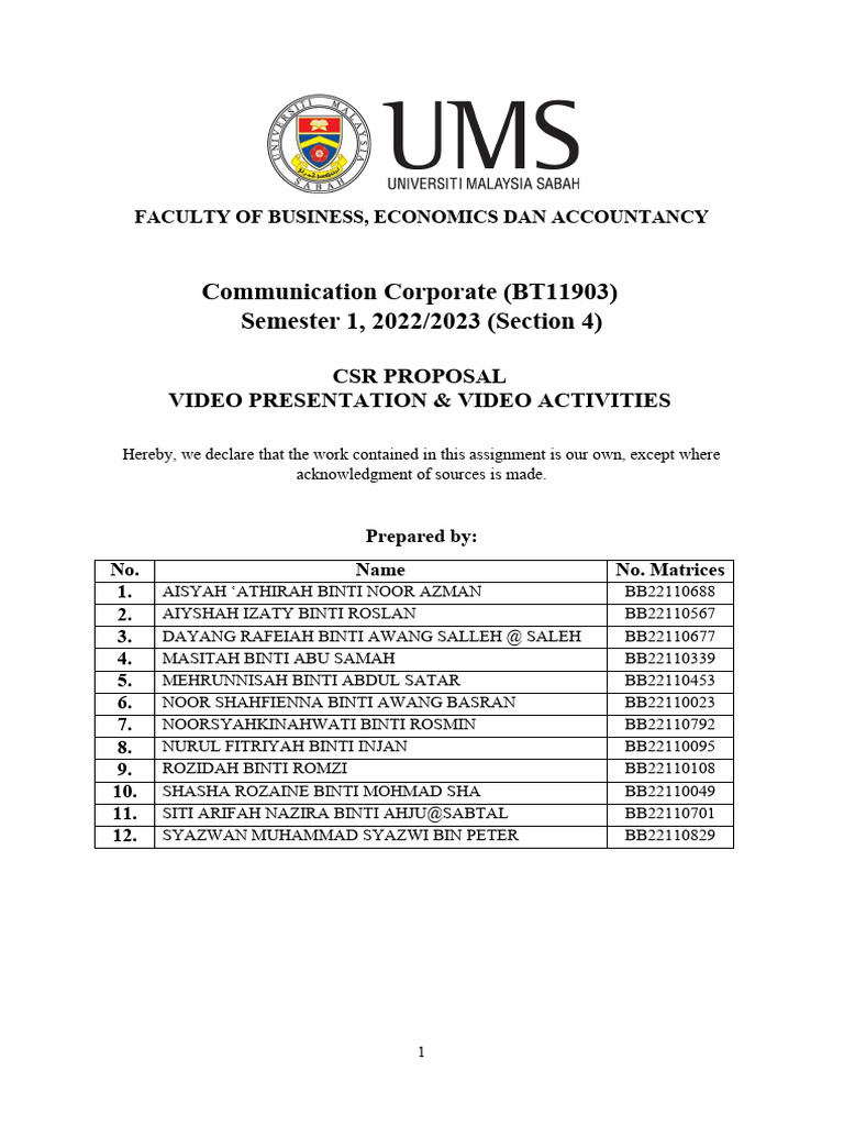 Coms Report | PDF | Preschool | Learning