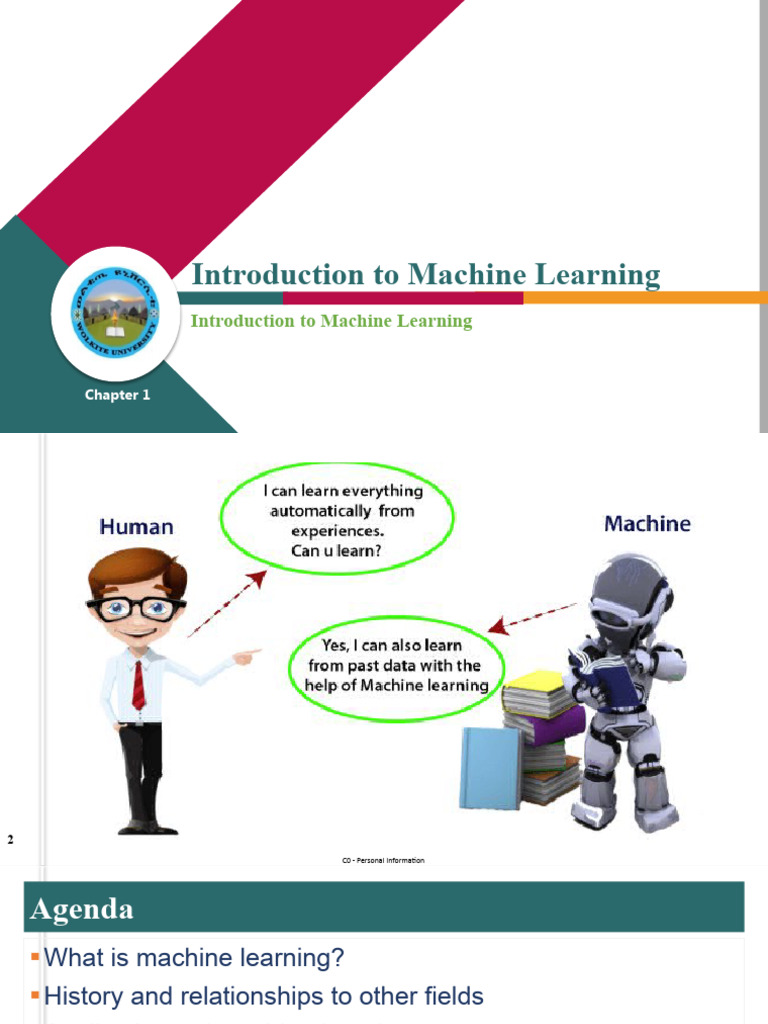 ML Ch-1 Introduction To ML 1 | PDF | Machine Learning | Intelligence ...