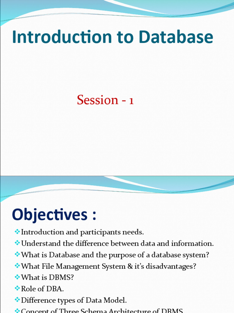 Intro of Dbms | Download Free PDF | Databases | Relational Model Intro of Dbms | Download Free PDF | Databases | Relational Model