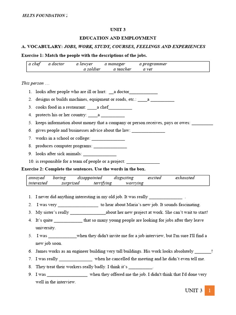 Unit 3 - Student | PDF | Money | Schools