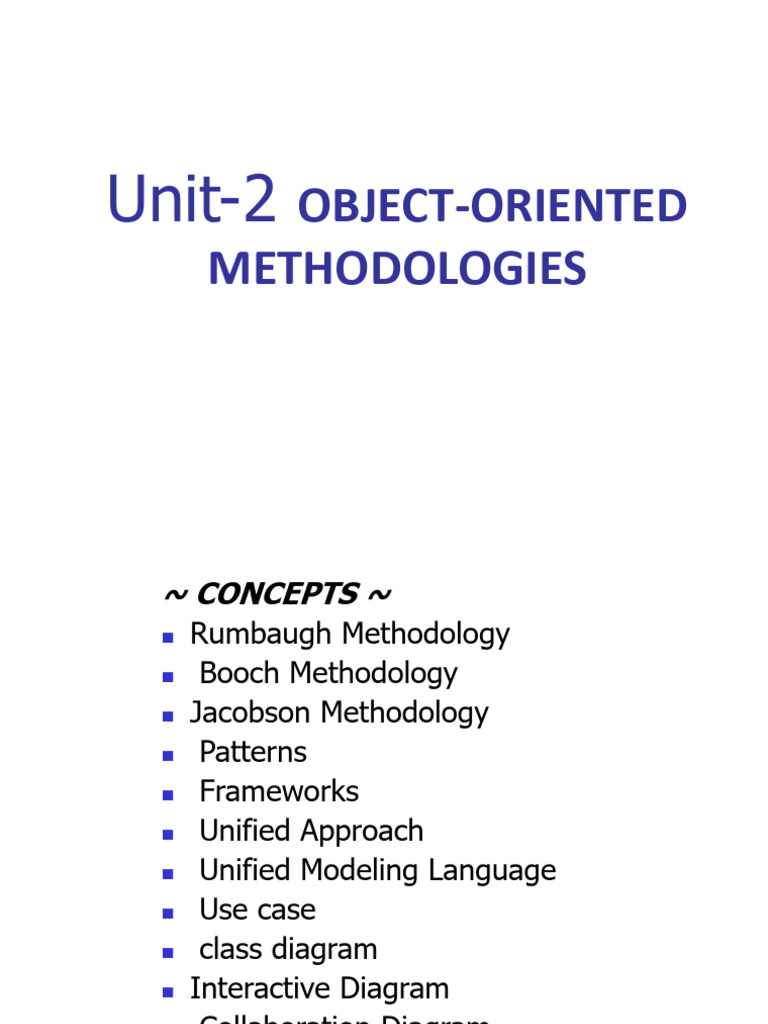 Ooad Methodology and Uml | Download Free PDF | Unified Modeling Language | Use Case
