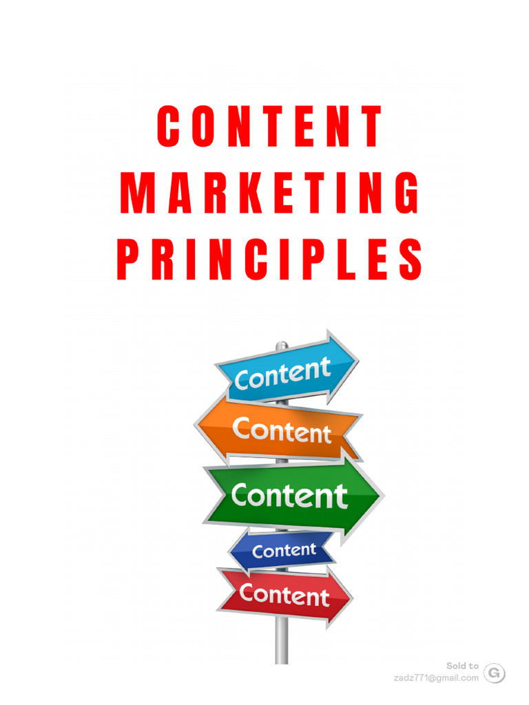 1 - Content Marketing Principles | PDF