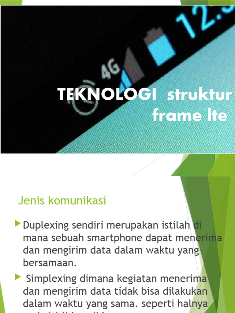 Pertemuan 5 (Struktur Frame LTE) | PDF | Teknologi & Rekayasa
