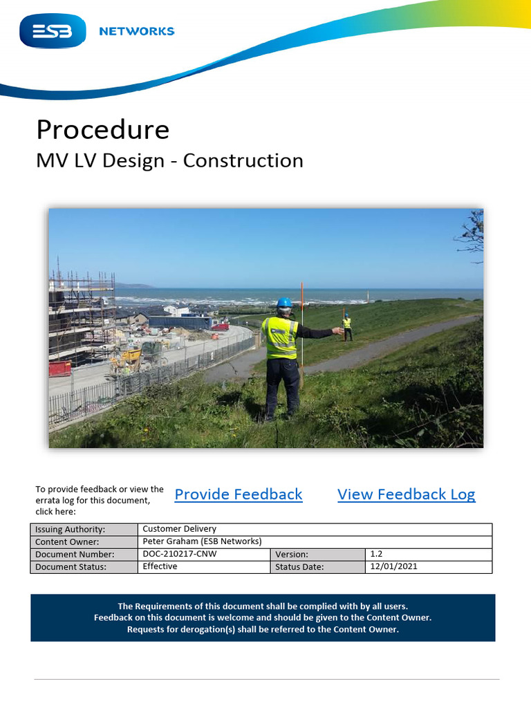 MV - LV Design Construction | PDF | Electric Power Distribution ...