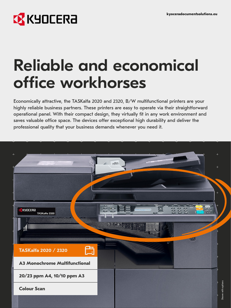 DS TASKalfa 2020 2320 | PDF | Printer (Computing) | Microsoft Windows